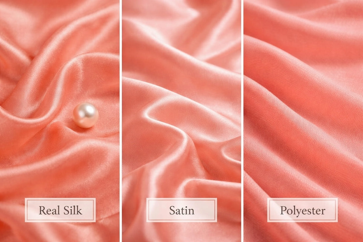 Real Silk vs Satin vs Polyester Scarves: Complete Guide | Scarves4You ...